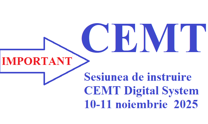 Invitatie la sesiunea de instruire – CEMT Digital System