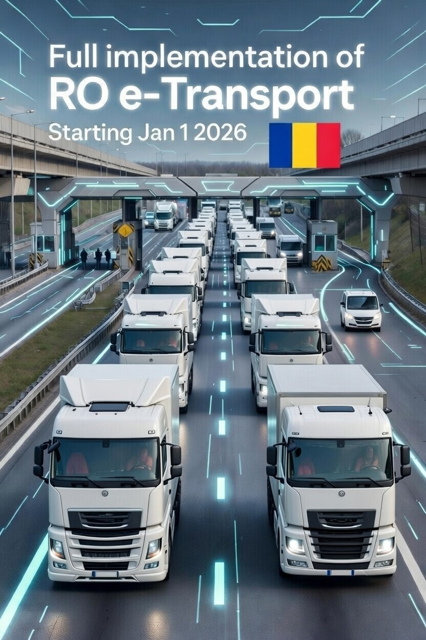 România: Sistemul RO e-Transport aplicabil integral din 2026